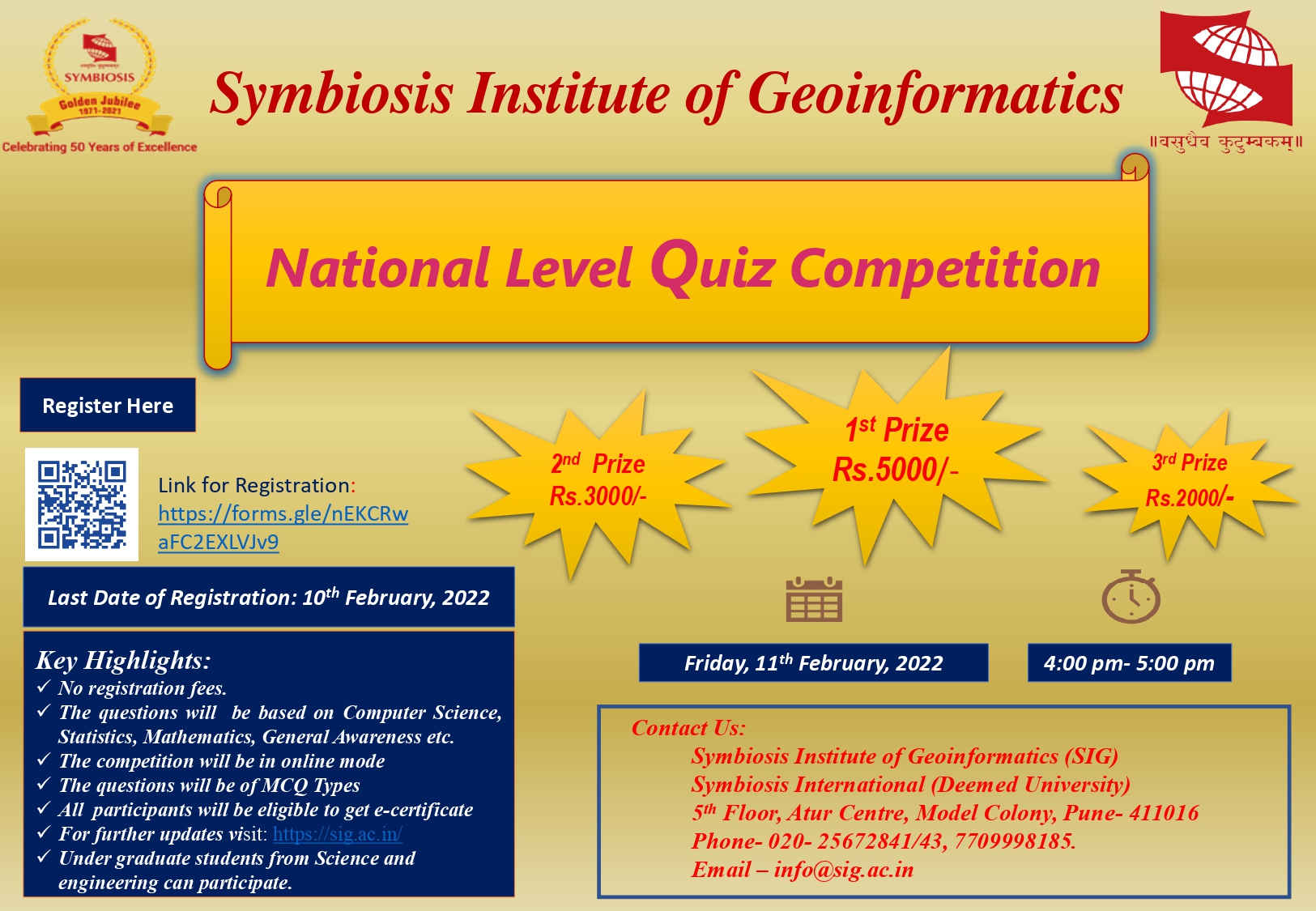 National Level Quiz Competition 2022 Recap